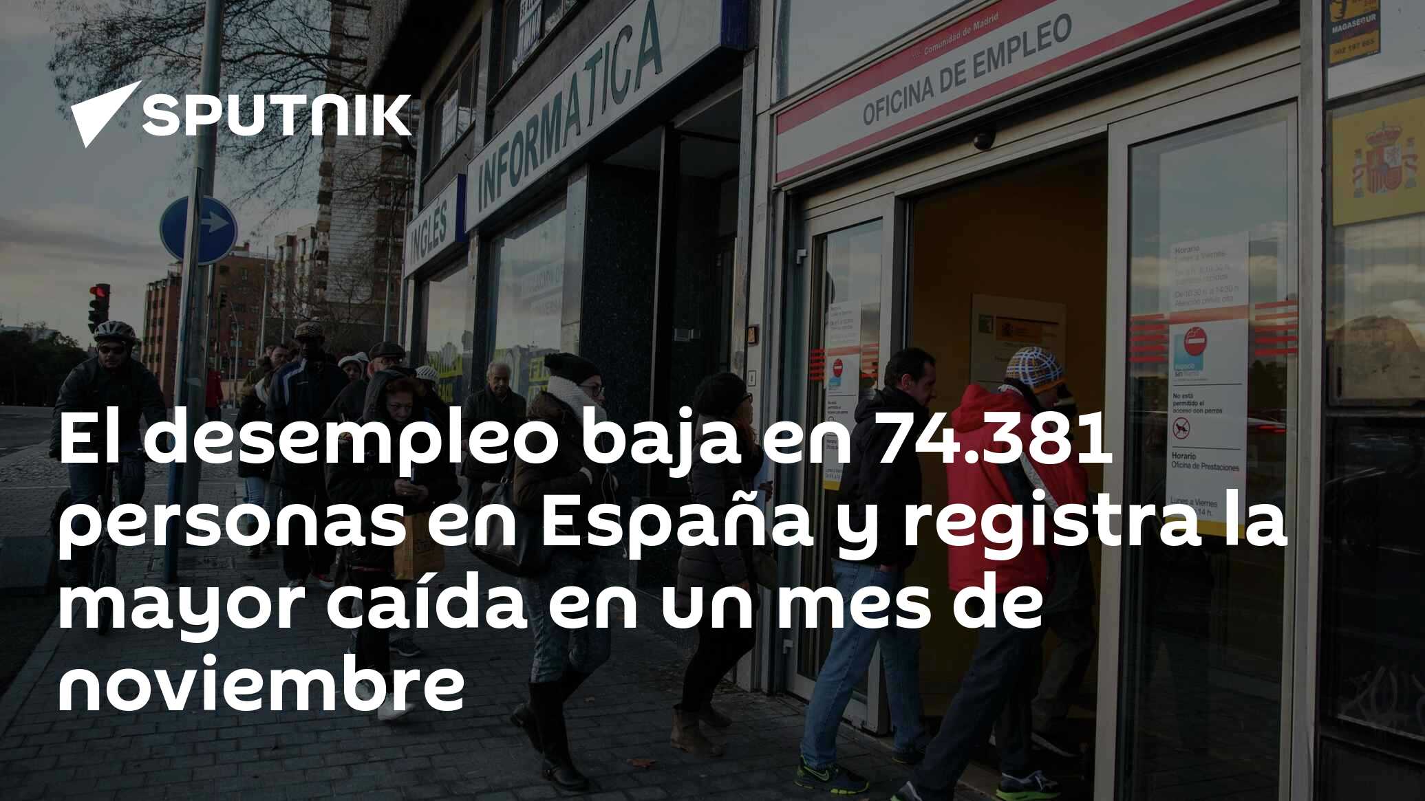 El Desempleo Baja En 74 381 Personas En España Y Registra La Mayor